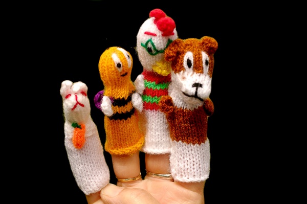 Handcrafted finger puppets friends collection | HuB Collection
