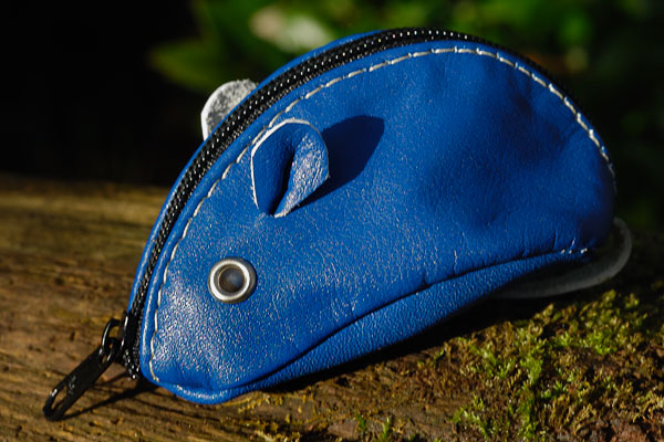 Blue Leather Coin Purse for Children and Adults | HuB Collection